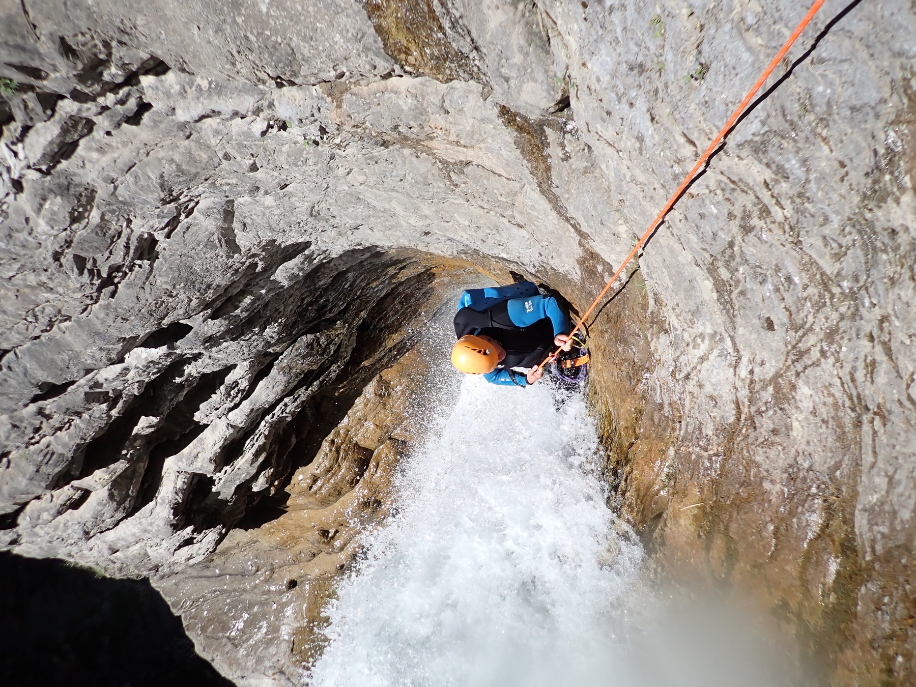 Canyon de la cascade de la Lance du 27 juillet avec Nico