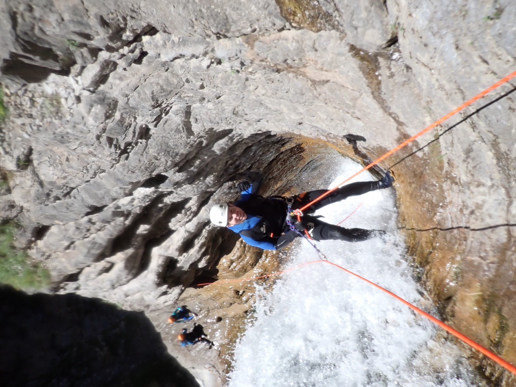 Canyon de la cascade de la Lance du 27 juillet avec Nico